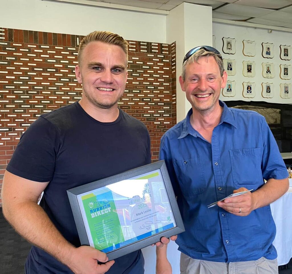 Rubbish Direct Annual Awards - Employ of the Year 2019