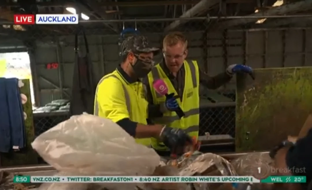 TVNZ Explores Rubbish Direct's ISO-Accredited Facility